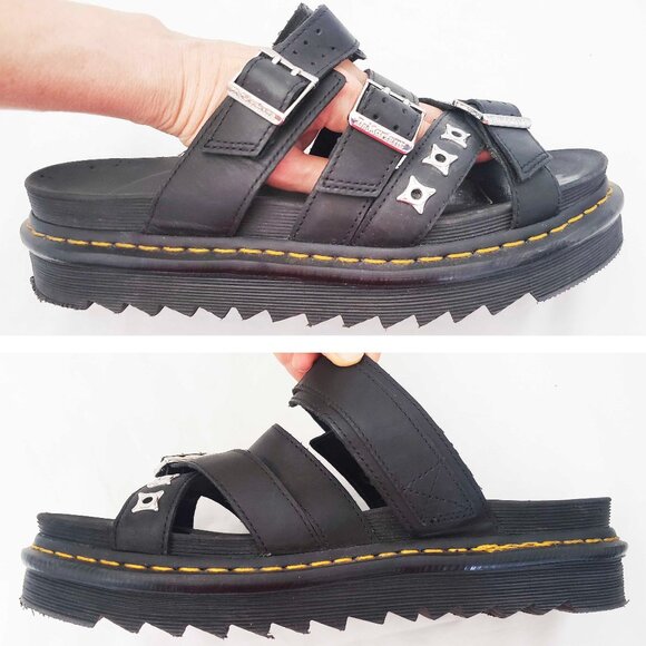 Dr. Martens | Shoes | Dr Martens Unisex Ryker Ii Hardware Black Leather ...